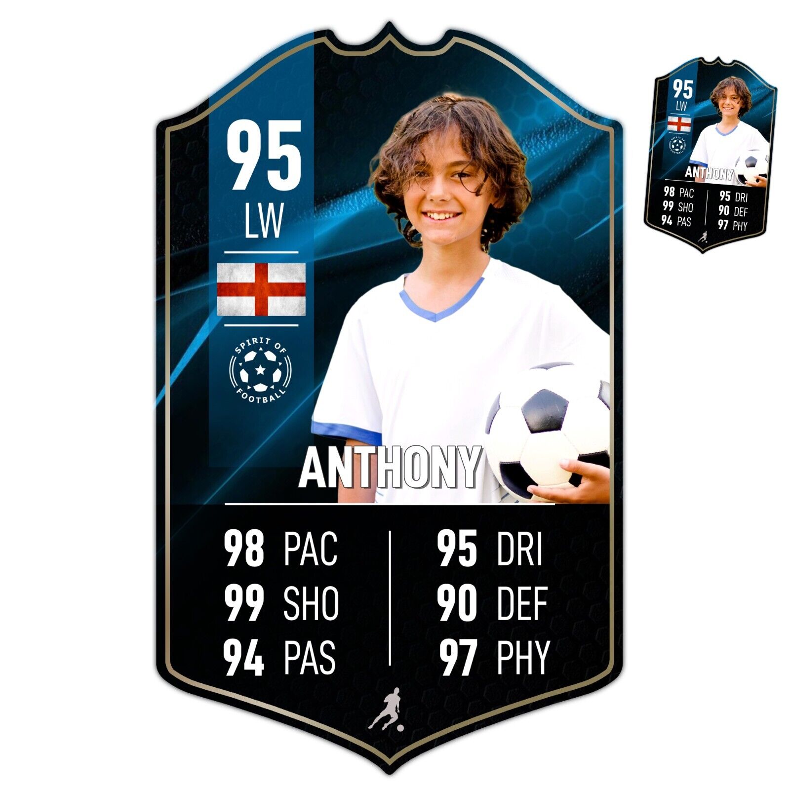Custom Personalised Fut Card, Create your own FIFA 24 Stats card Metal ...
