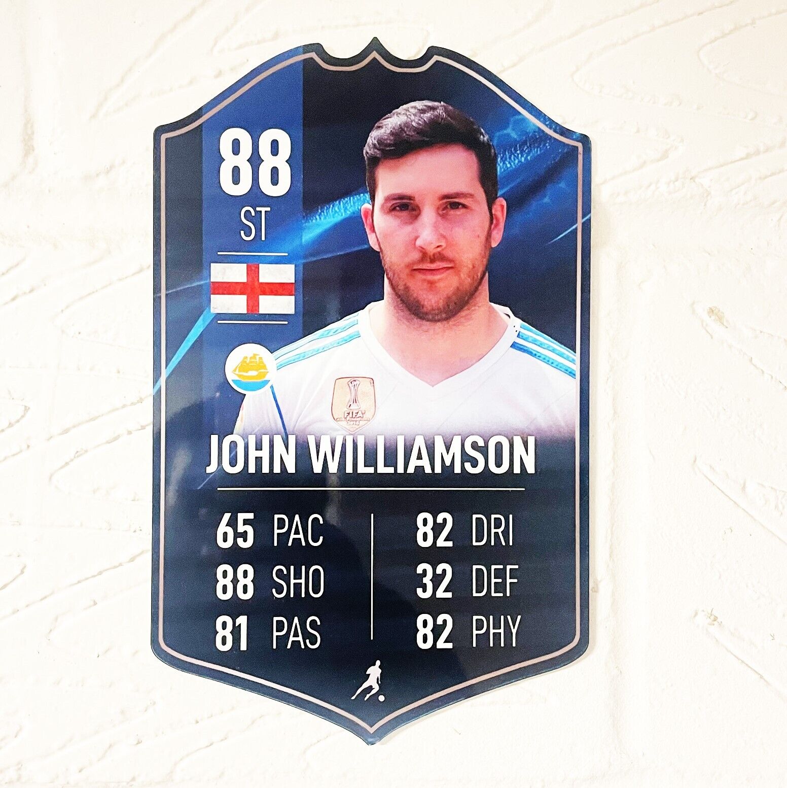 Custom Personalised Fut Card, Create your own FIFA 22 Stats card Metal ...