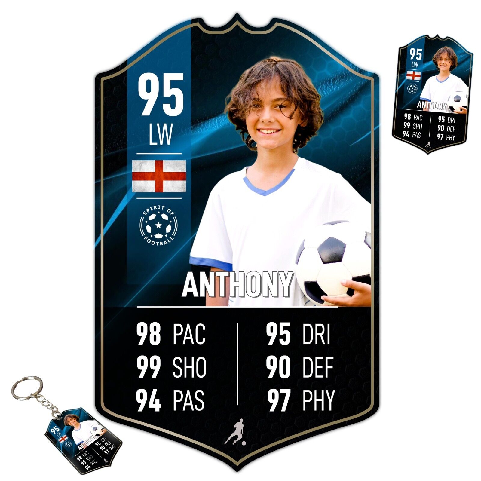 Custom Personalised Fut Card, Create your own FIFA 24 Stats card Metal ...