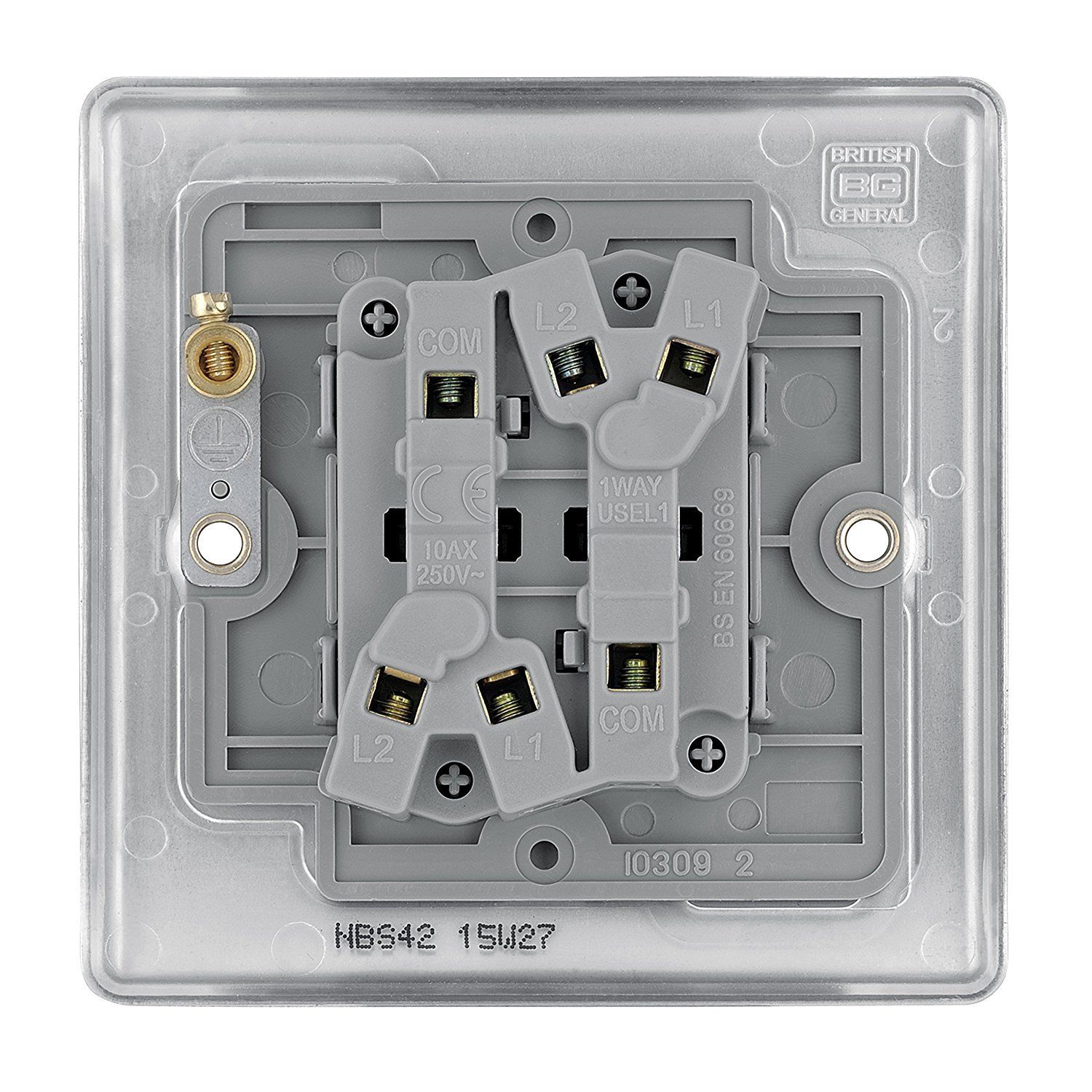 BG Brushed Steel Light Switches & Sockets Full Range Satin Chrome Grey ...